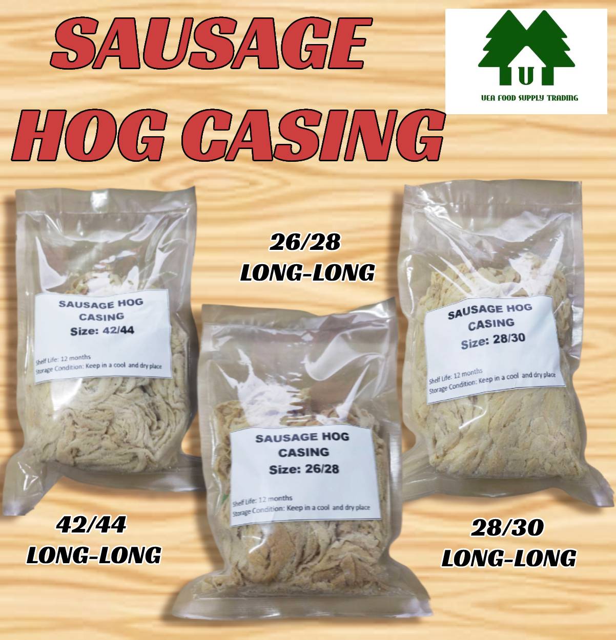 Best Quality Natural Hog Casing Salted 90 meters For Longganisa Casing ...