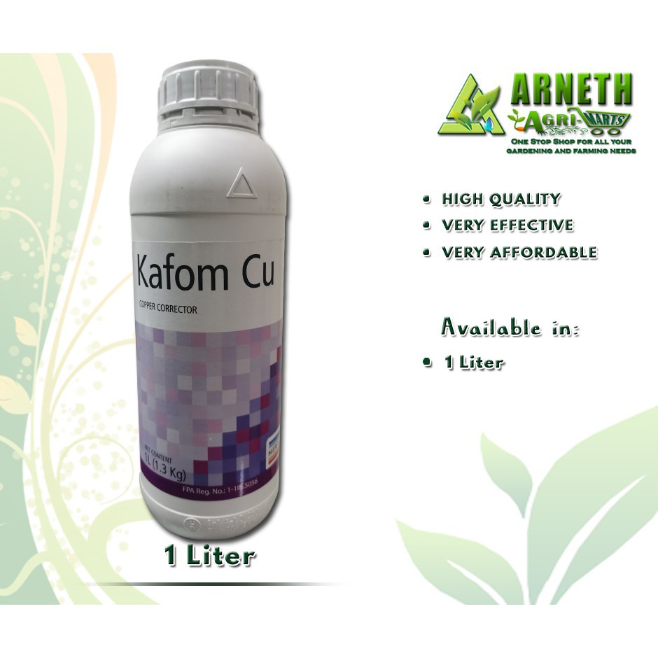KAFOM Cu (LIQUID NUTRITIONAL FUNGICIDE) 1 LITER | Lazada PH