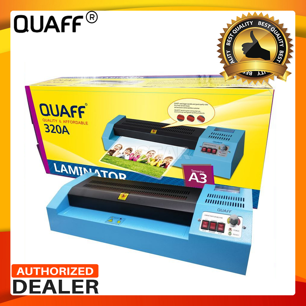 Quaff Laminator Hot and Cold Laminating Machine Size: A3 | Lazada PH