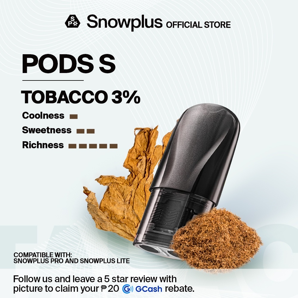SnowPlus Pods Flavors For Lite/Pro Classic Tobacco 3 in 1 Pods | Lazada PH