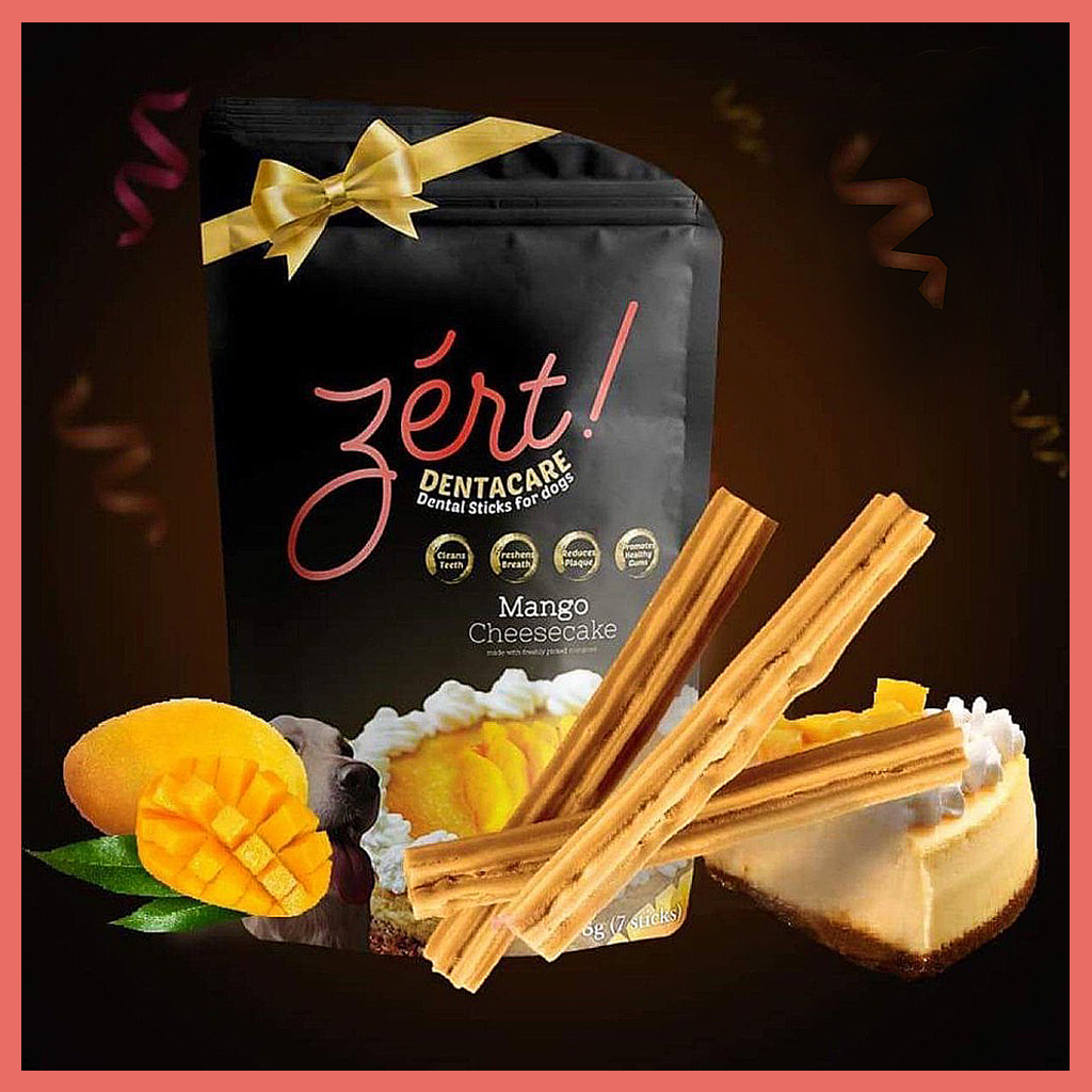 Zert Dentacare Dog Dental Sticks Mango Cheesecake 148 grams | Lazada PH