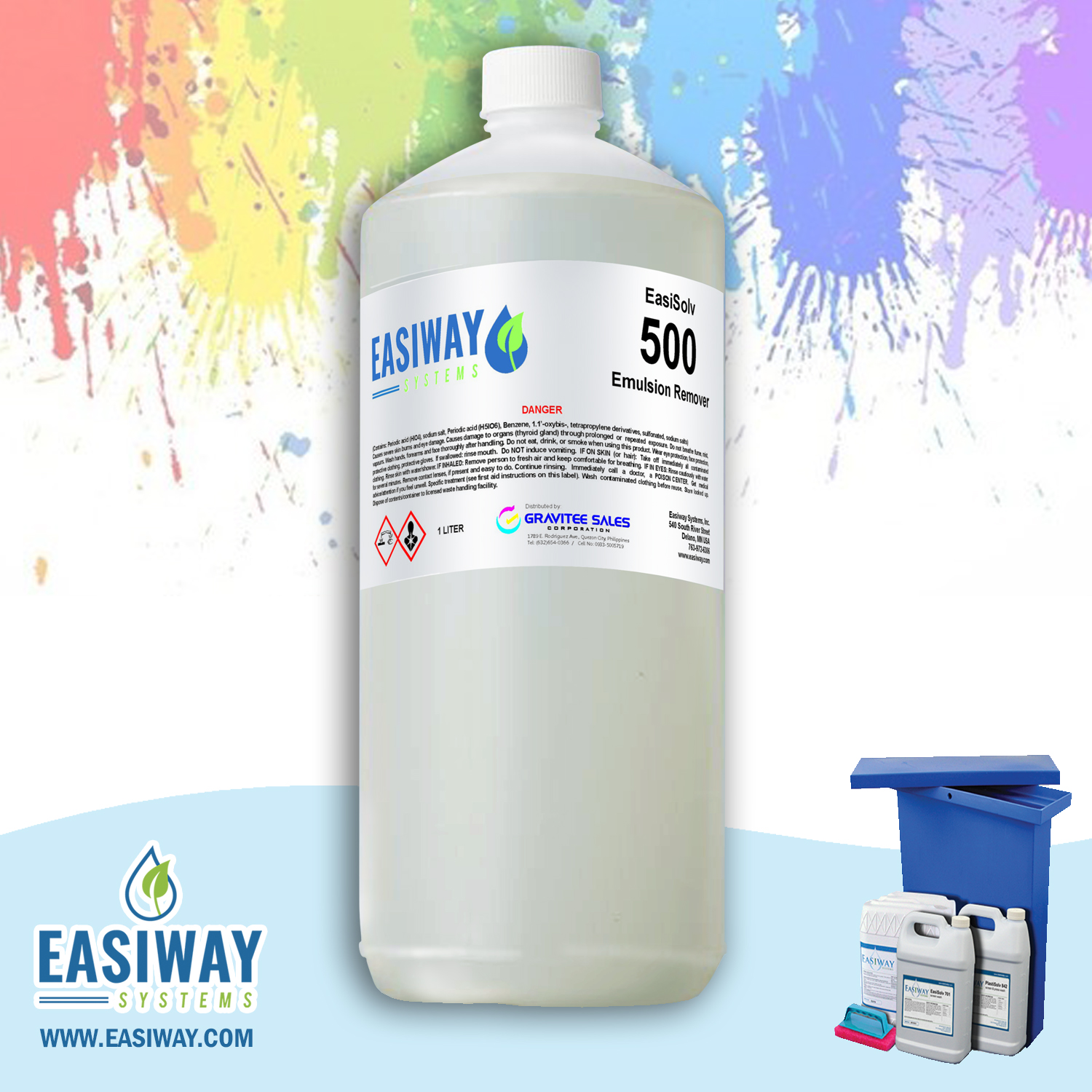 EASISOLV 500 CONCENTRATED Emulsion Remover 1 LITRE | Lazada PH
