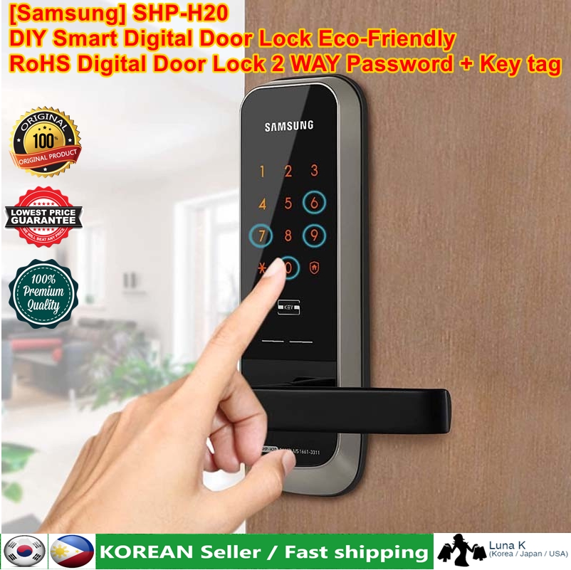[Samsung] SHP-H20 DIY Smart Digital Door Lock Eco-Friendly Locks RoHS ...