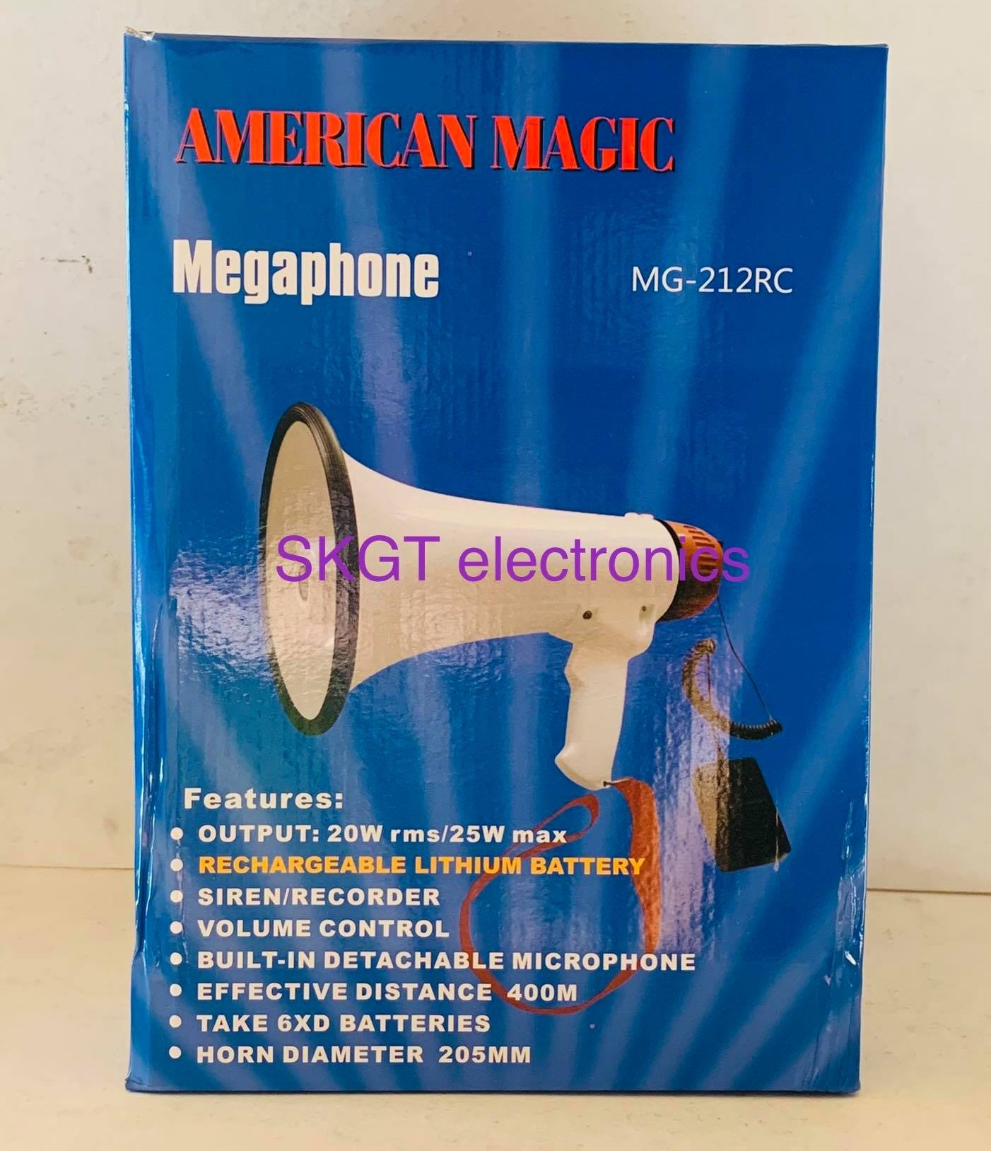 ( SKGT electronics )American Magic MG-212RC 25W Megaphone with ...