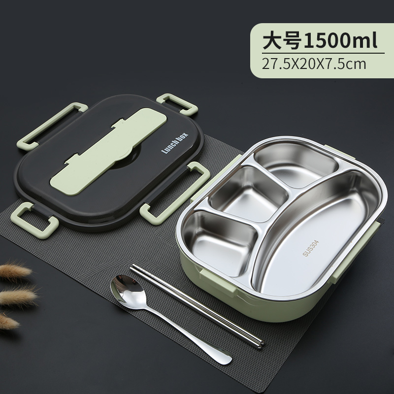 Microwave oven heating lunch boxes for students and office workers 304 stainless steel ...