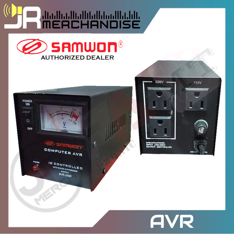 Samwon Computer Voltage Regulator 2000 watts (SVR-2000) Made for ...