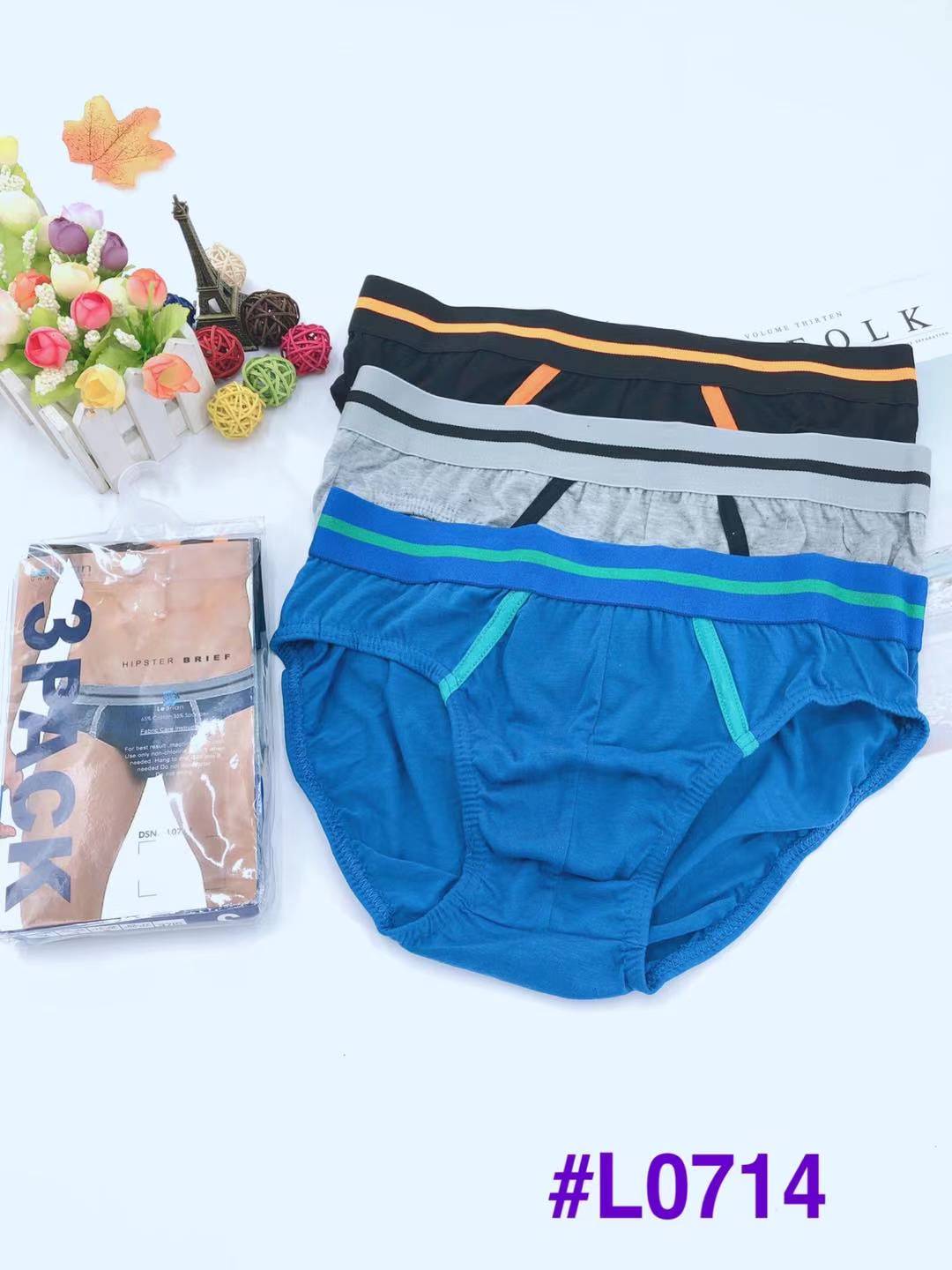 Le Brian DSN Caleb 3in1 Hipster Cotton Brief#L0714 | Lazada PH