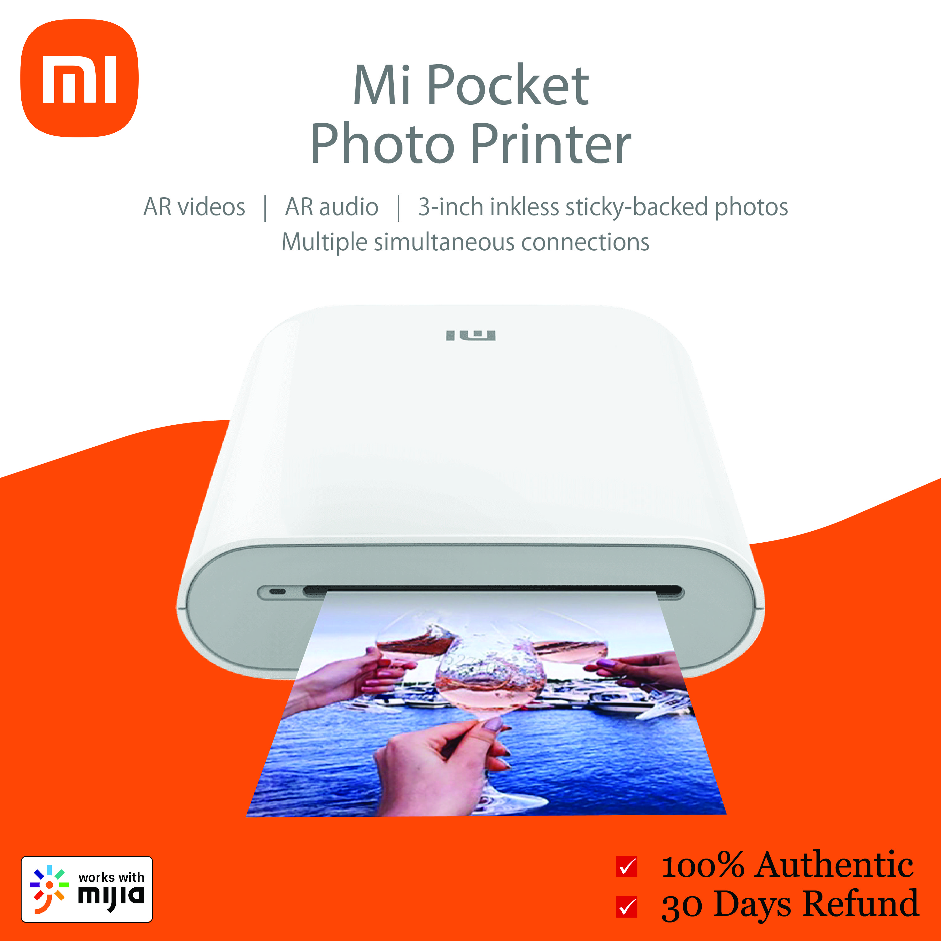 Xiaomi Portable Photo Printer/photo paper Bluetooth Mini Pocket Photo ...