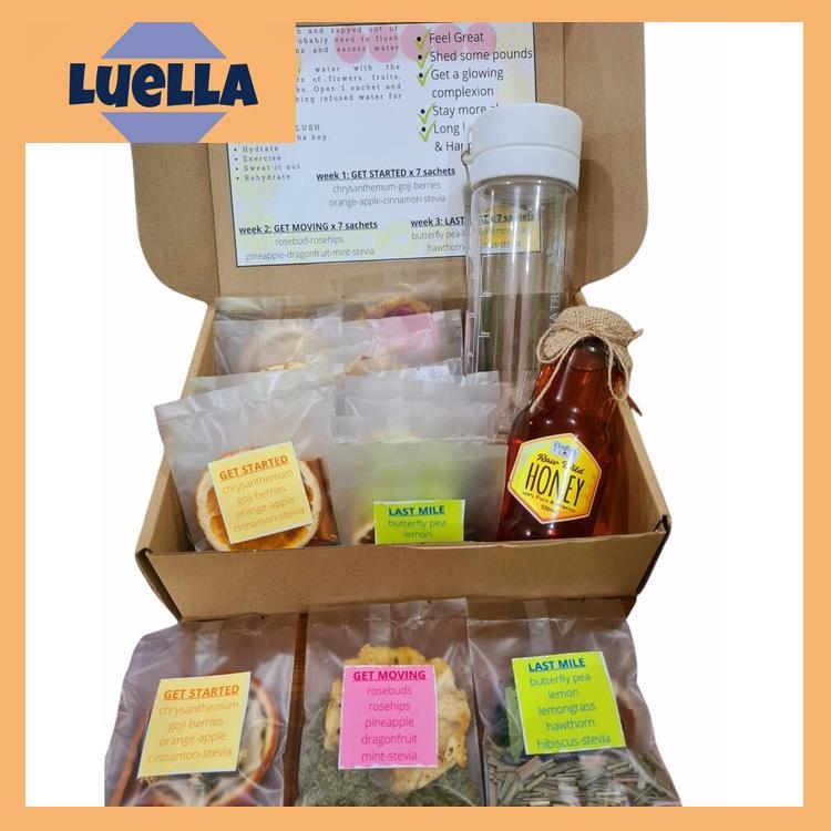 Luella Craftea NUTTY 21 Days Water Detox Pack Flash Flush Dried Fruits ...