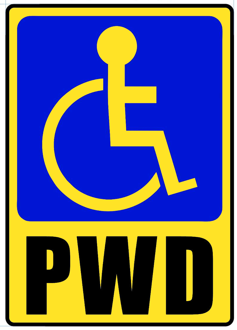PWD Sticker for CR | PWD on Board Sticker for Vehicles and other ...