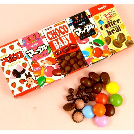 Meiji Petite Five Mini Chocolate Candy Pucci Assortment 51g | Lazada PH