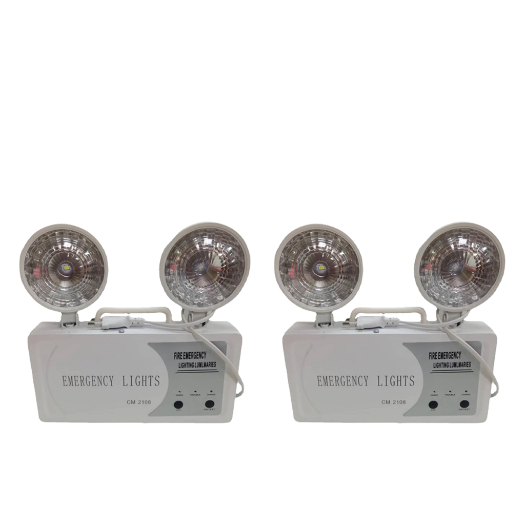 Panda Rechargeable Emergency Lamp Light Twin Head Lamp Emergency Lamp ...