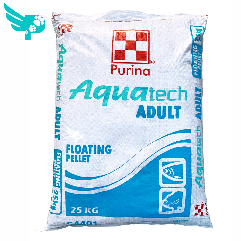 Purina AquaTech Adult 25KG - Floating Pellet - Fish Food - Fish Feeds ...