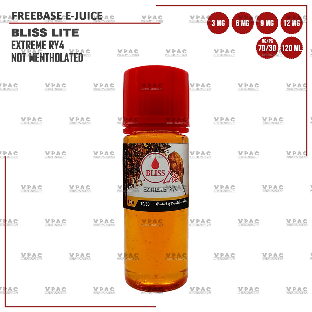 ♝Bliss Lite 120ML Extreme RY4 (3 MG, 6 MG, 9 MG, 12 MG) | Lazada PH