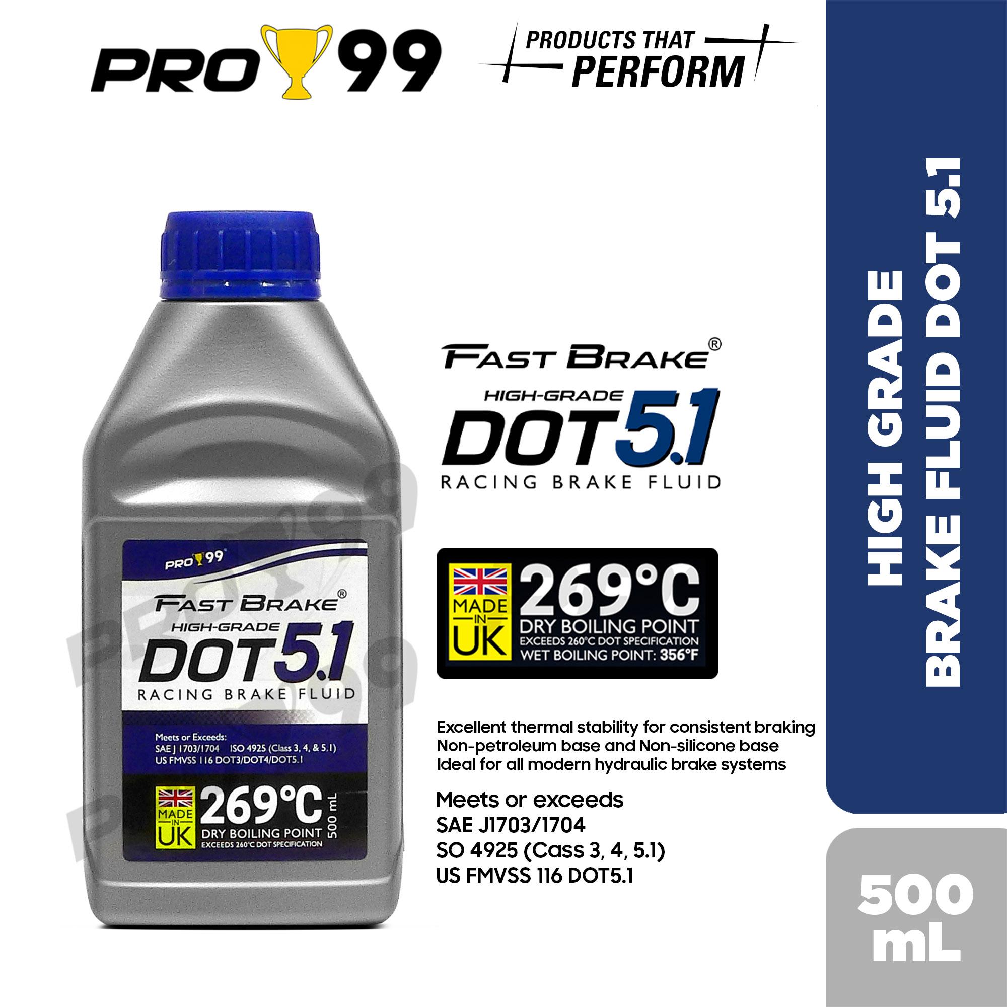 Pro-99 FastBrake Racing Brake Fluid DOT 5.1 ( DOT5.1 500ml / 1L ...