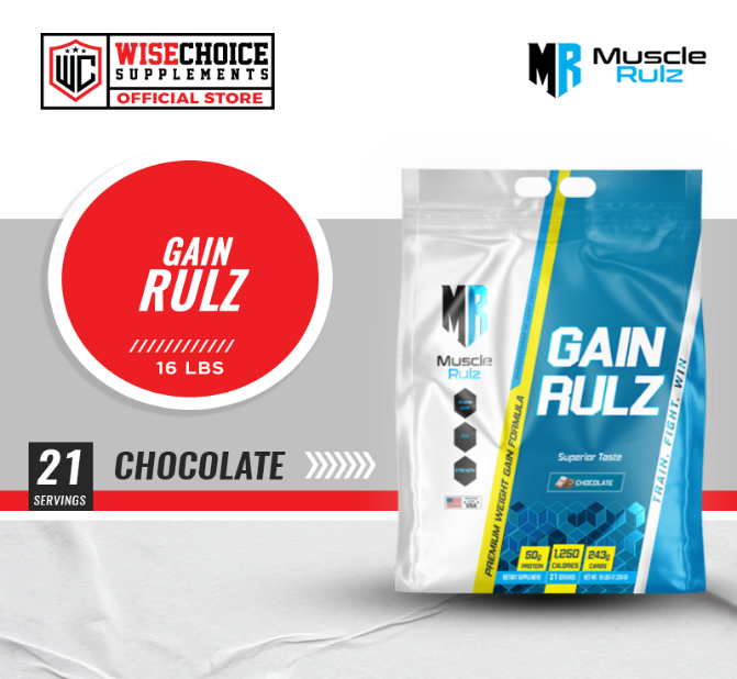 MUSCLE RULZ GAIN RULZ 16 LBS | Lazada PH