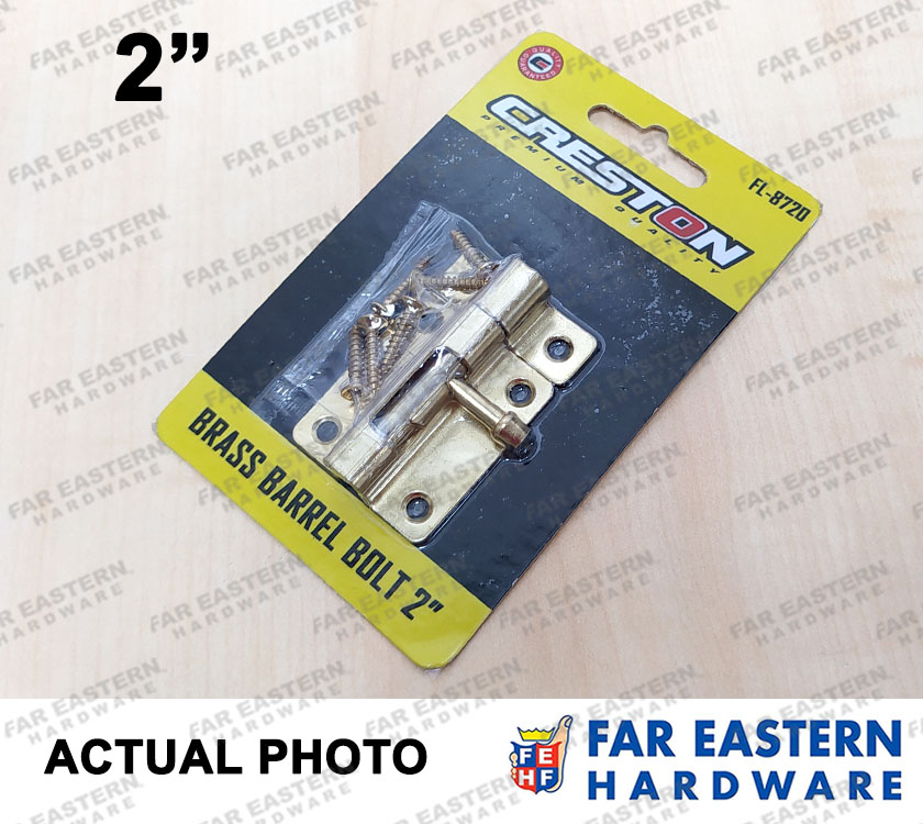 CRESTON Brass Door Lock Barrel Bolt 1.5" | 2" | 2.5" CRDH | Lazada PH