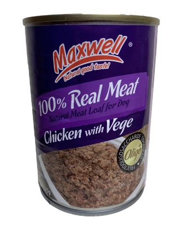 Maxwell Adult Dog Wet Food Can Beef with Vegetable 375g - PetMate ...