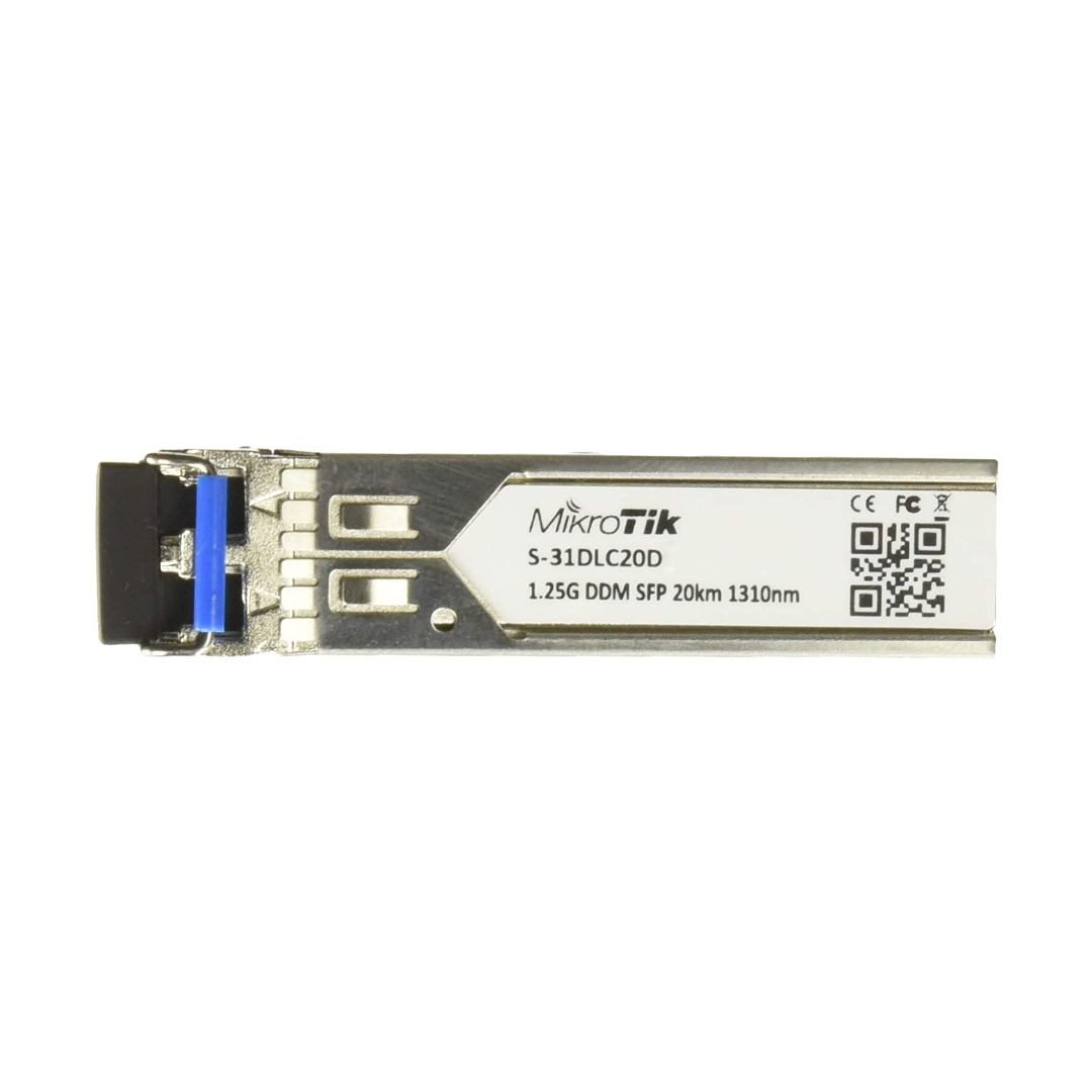 MikroTik S-31DLC20D - SFP (1.25G) module, 20KM, Single Mode 1320nm ...