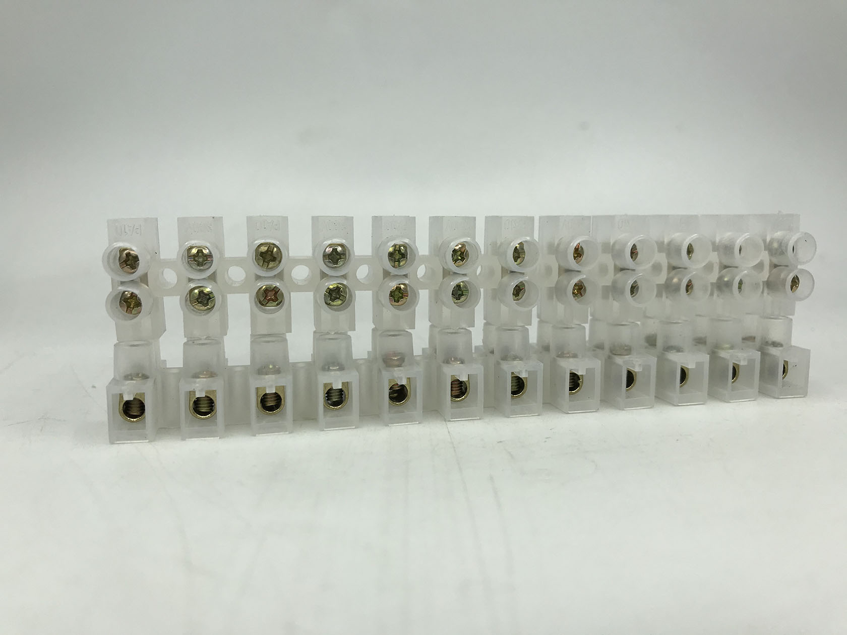 WIRE CONNECTOR (20 ampere 12PCS/1-SET) DUAL RAW SCREW TERMINAL ELECTRIC ...