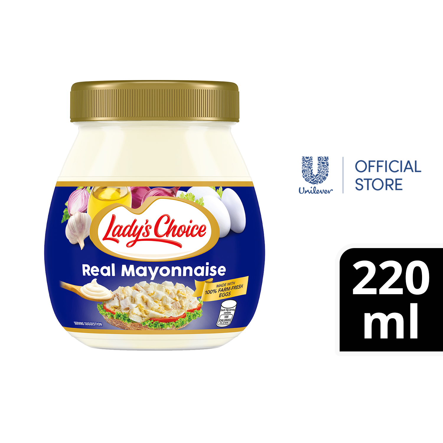 Lady's Choice Real Mayonnaise Regular 220ml | Lazada PH