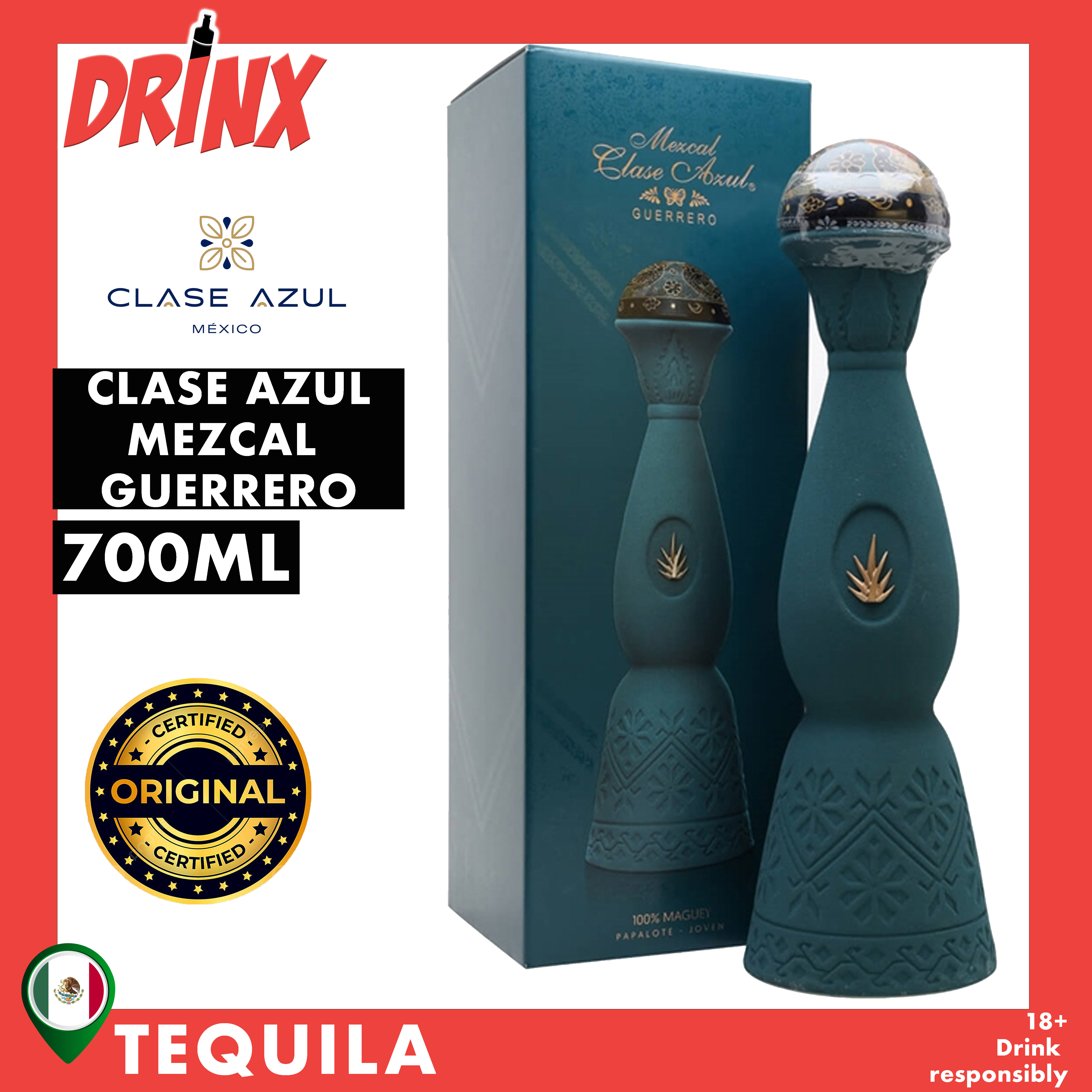 Clase Azul Mezcal Guerrero 700ML | Lazada PH