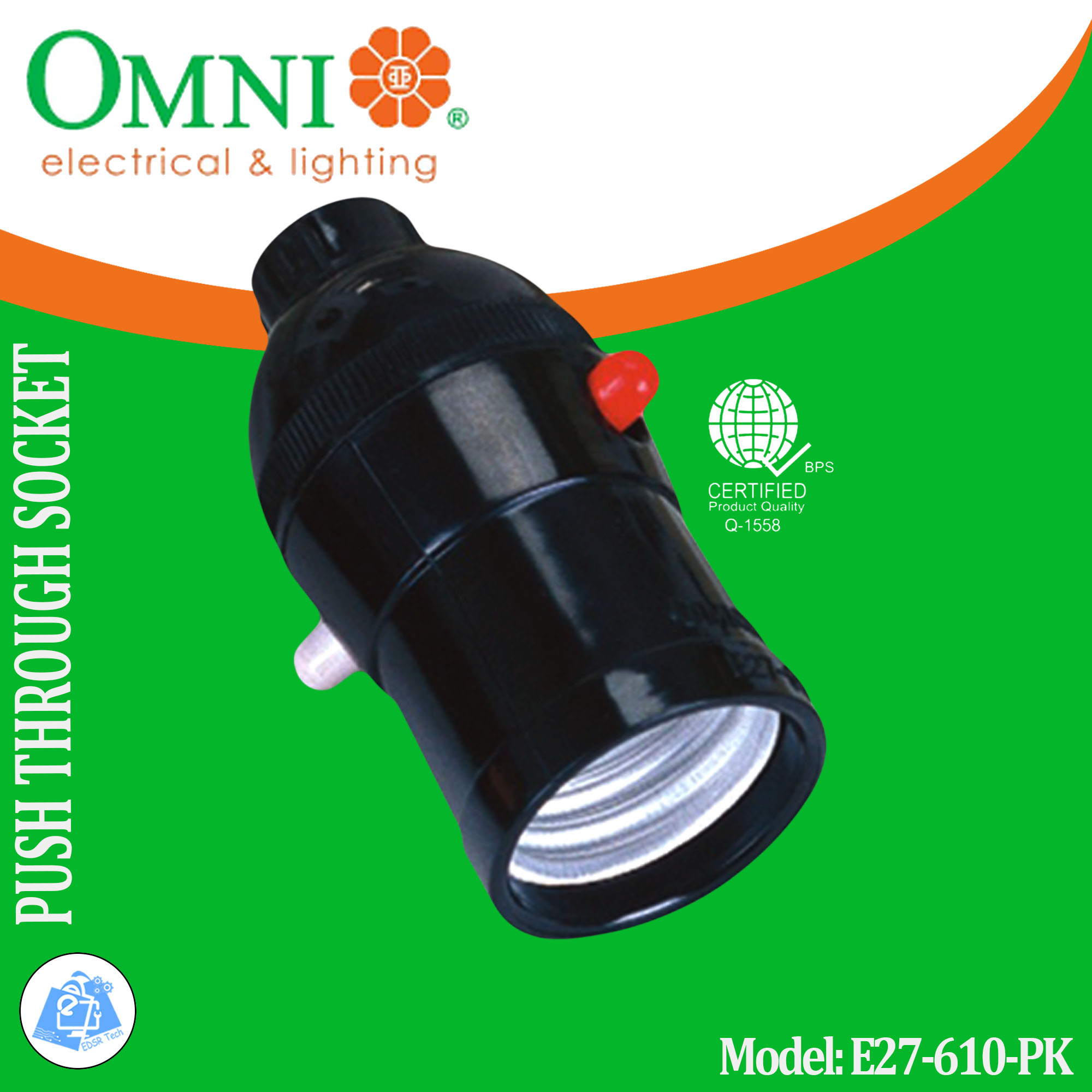 OMNI PUSH THROUGH SOCKET 3A 250V E27-610 | Lazada PH