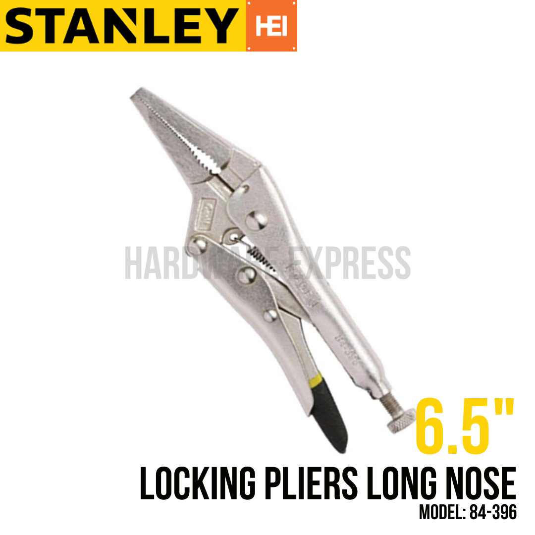 Stanley Locking Pliers Long Nose 6.5" 84-396 / 9" 84-389 | Lazada PH