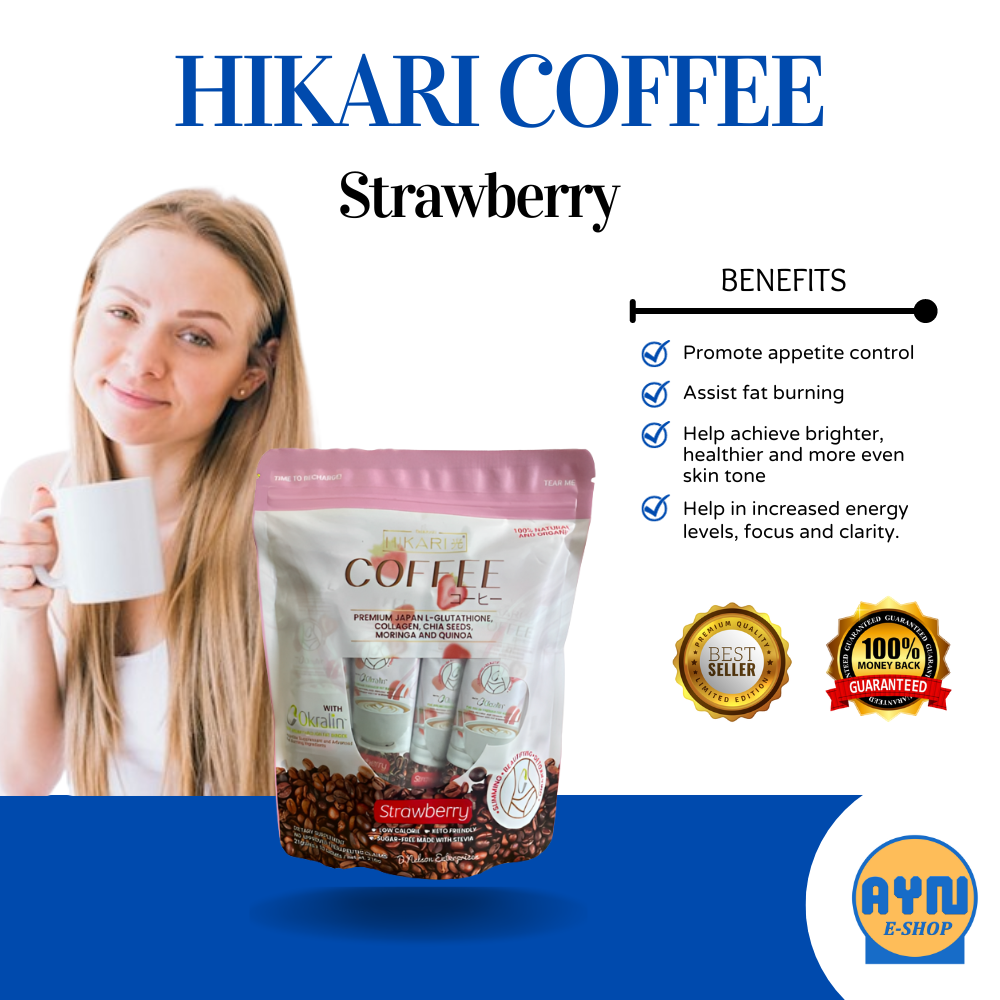 Hikari Slimming Coffee Collagen With Glutathione (10 Sachets per Pack ...