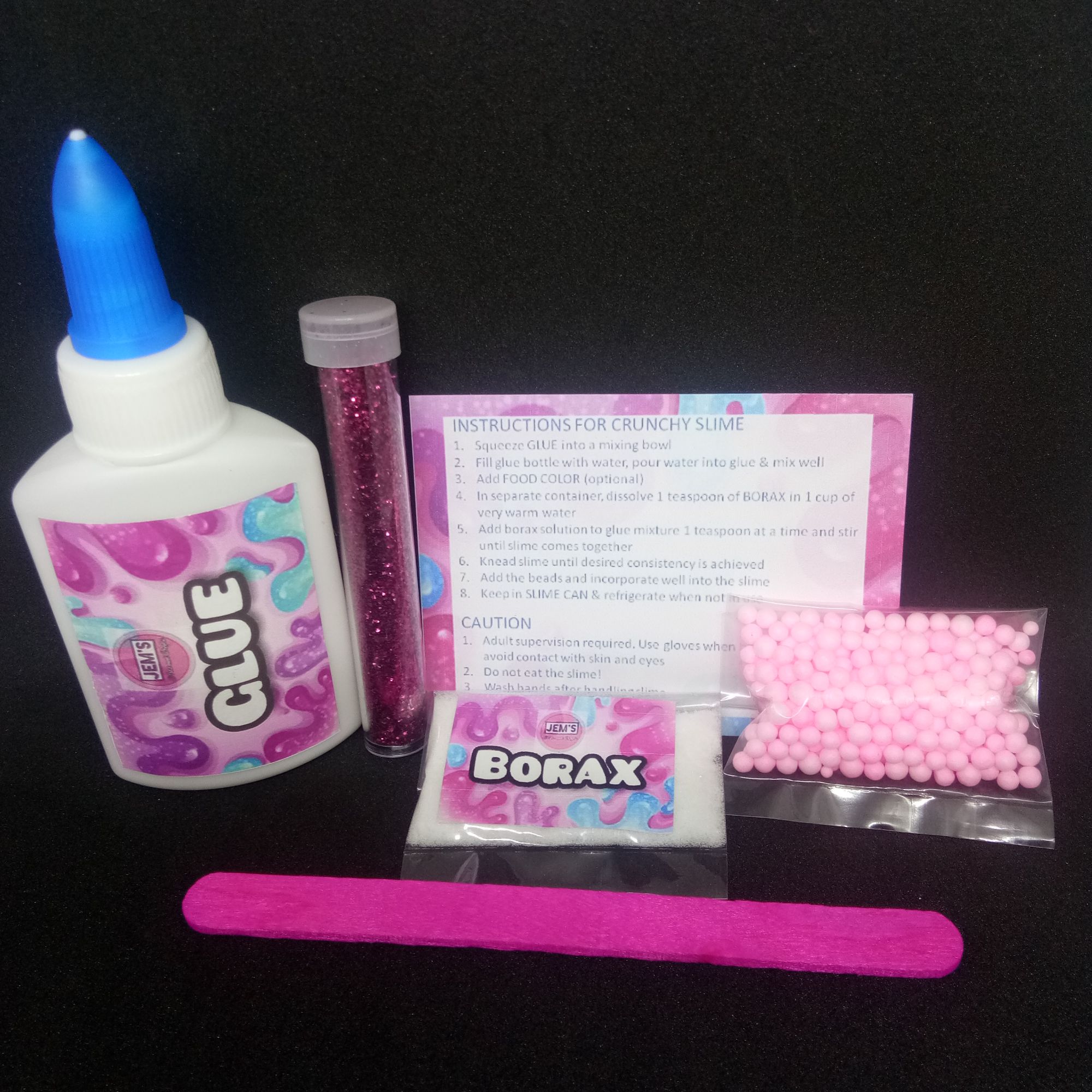 diy mini slime kit with glitters | Lazada PH