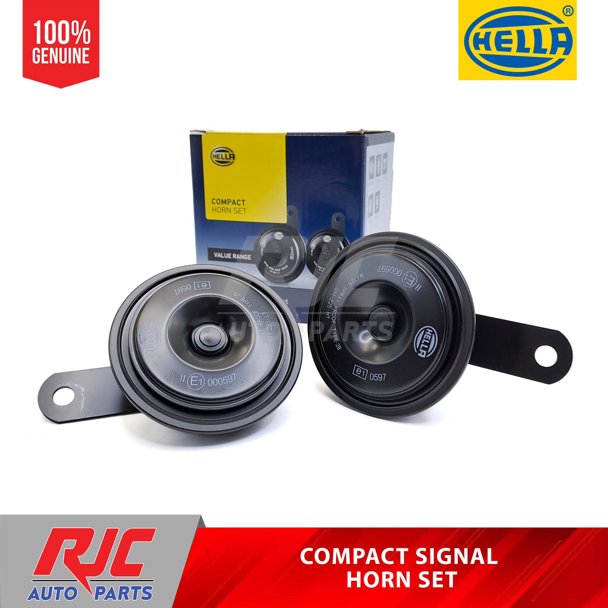 Hella Compact Disc TypeHorn Set 12v - Car AndMotorcycle Compact Horn ...
