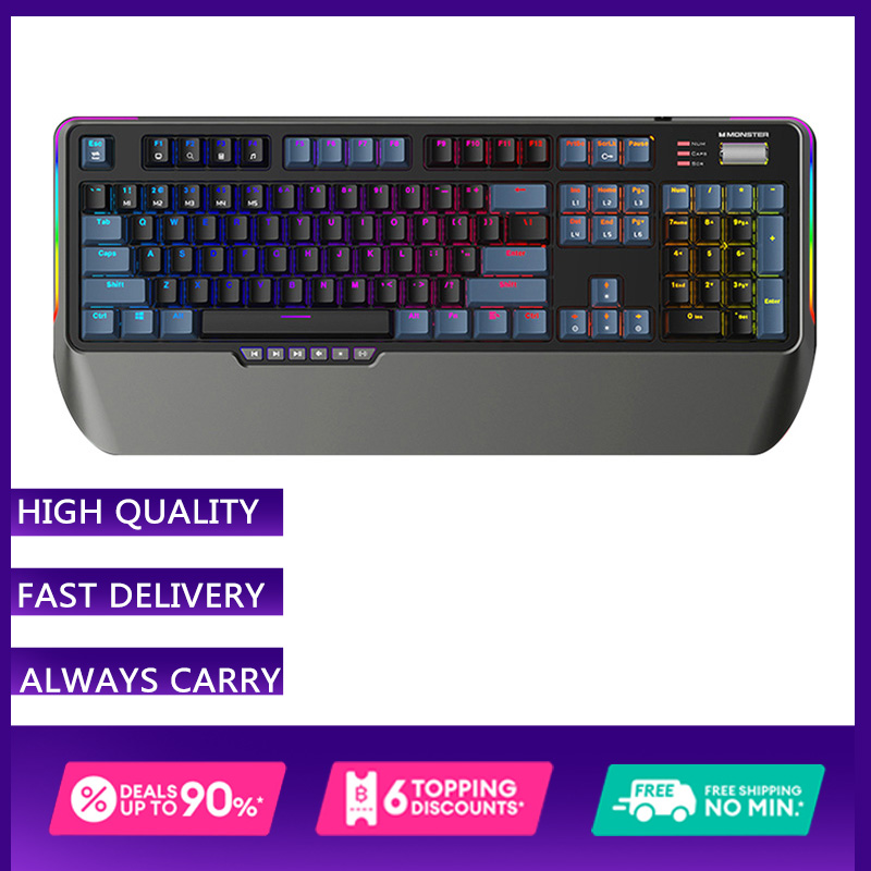 Monster KMH7 Gaming Mechanical keyboard wired keyboard | Lazada PH