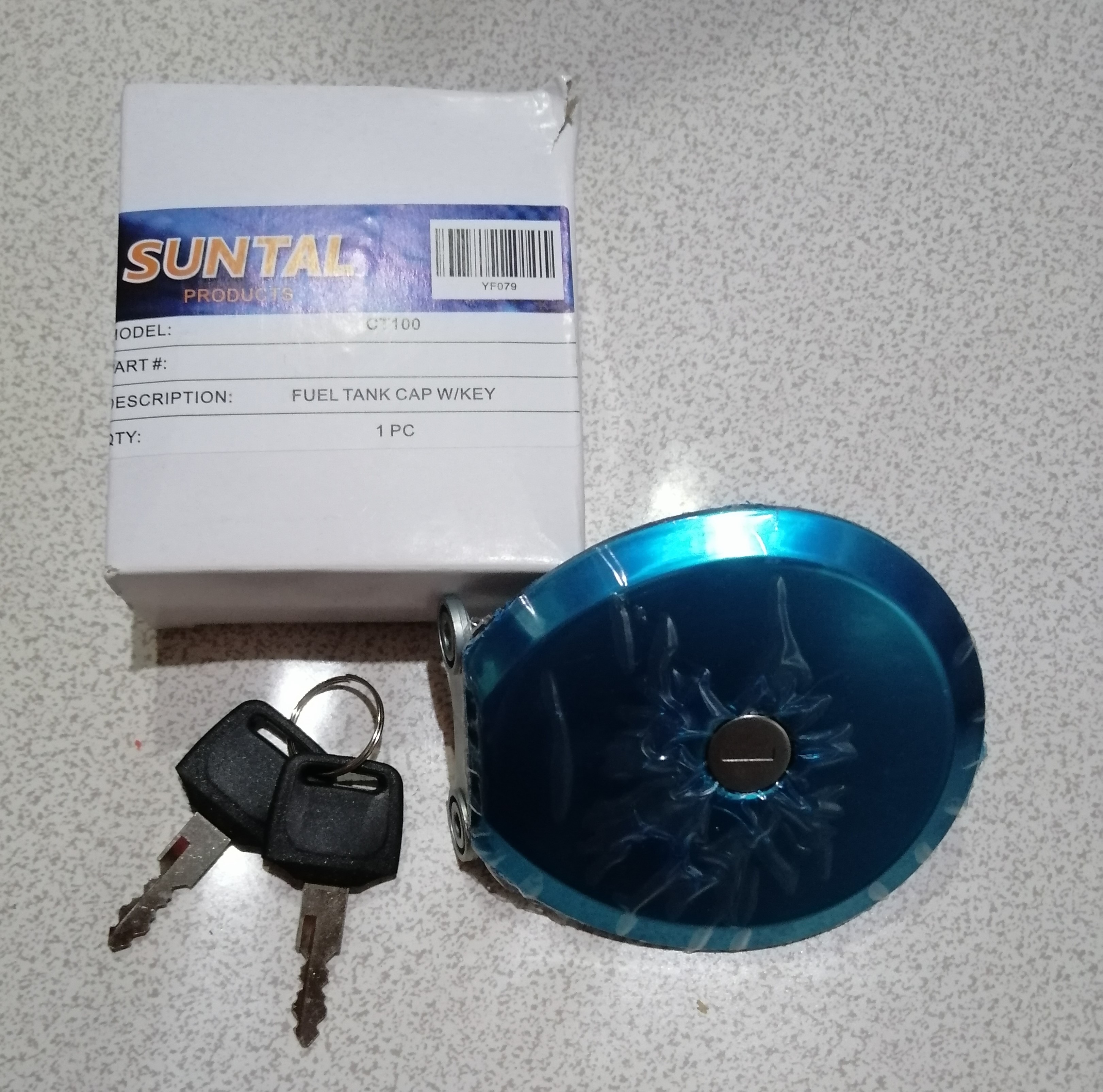 KAWASAKI / BAJAJ CT100 - Tank Cap with Key | Lazada PH