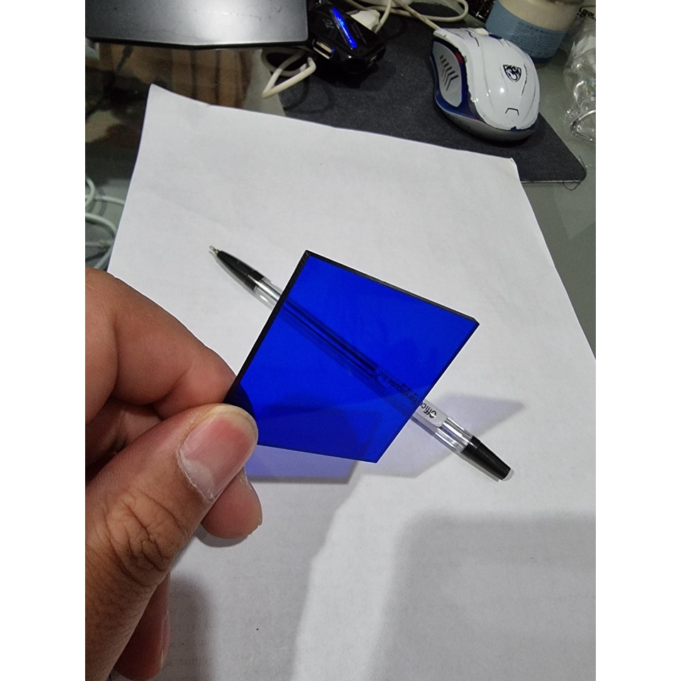 Transparent "Blue" Acrylic Sheet Pre Cut & Customized Size / Sheets ...