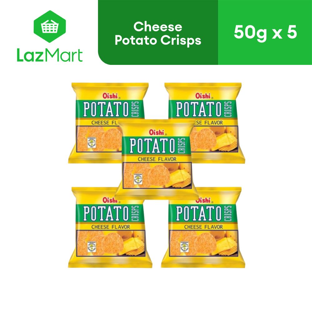 Potato Crisps Cheese Flavor 50G - Pack of 5 | Lazada PH