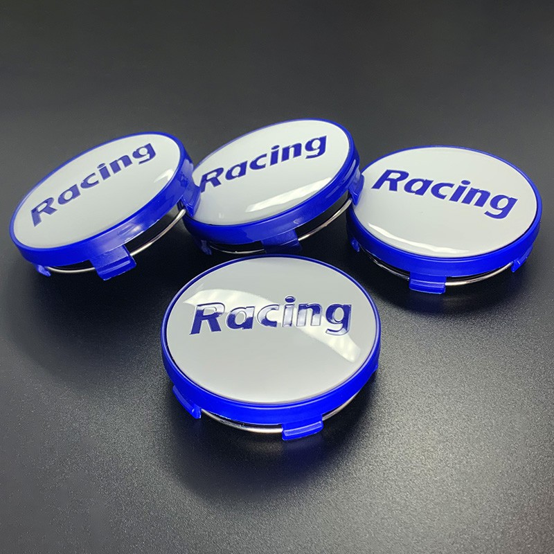 ZEWAN NEW (4PCS) 60mm Car Sport Rim Hub Cap Racing Wheel Cap For Enkei ...