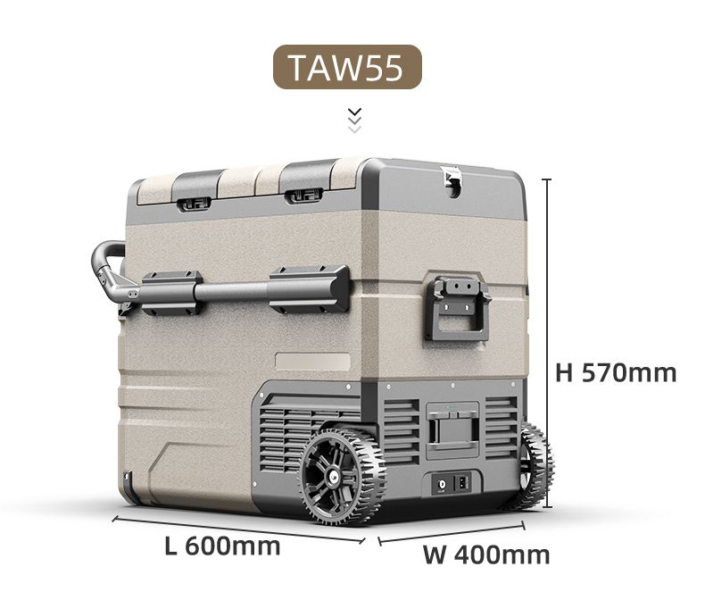 【New】Alpicool TAW Portable Solar Fridge Freezer Wheels Handle Car ...