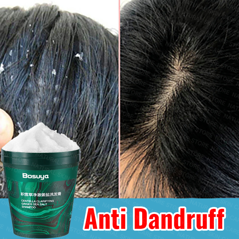 Scalp Scrub Shampoo Sea Salt Lemon Remove dandruff Degreasing Care ...