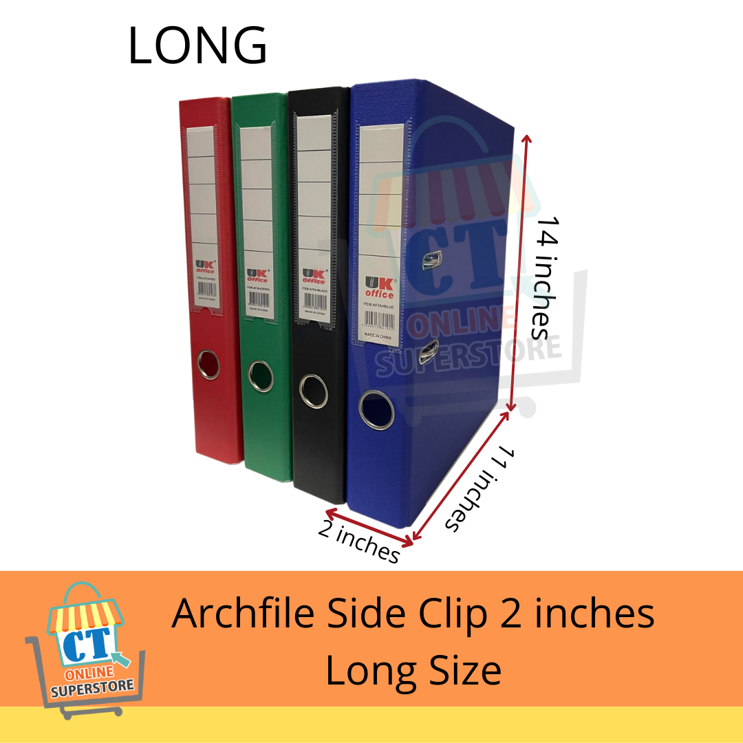 SIDE CLIP 2 Inch Lever Arch File Folder Long Lazada PH SIDE CLIP 2 Inch Lever Arch File Folder Long Lazada PH