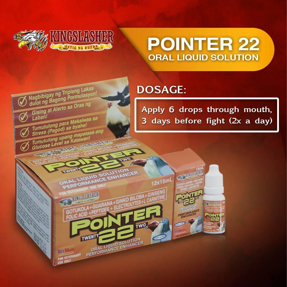 Kingslasher Pointer 22 15ml for Gamefowl Rooster and Racing Pigeons ...