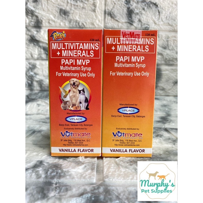Papi MVP vitamins for dogs and cats 120ml | Lazada PH