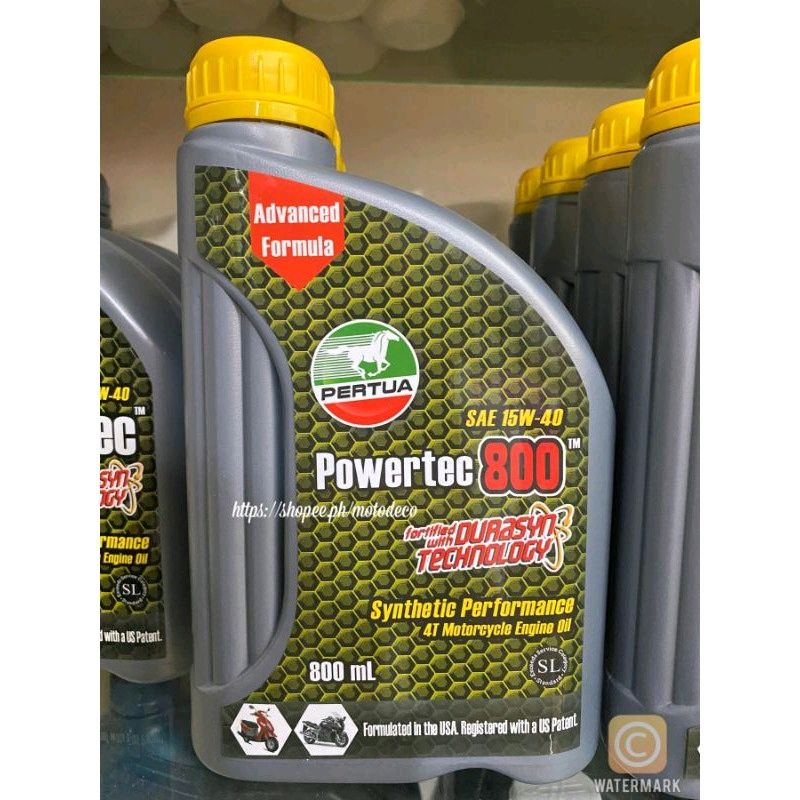 [ORIGINAL] PERTUA Powertec Engine Oil Synthetic 15W-40 | Lazada PH