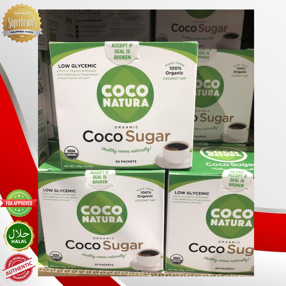 COCO NATURA ORGANIC COCONUT SUGAR (50 SACHETS) (175G) | Lazada PH