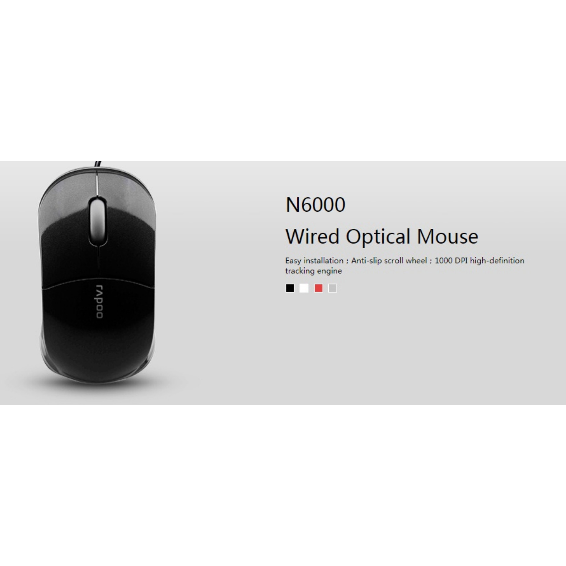 Rapoo N6000 Usb Mouse | Lazada PH