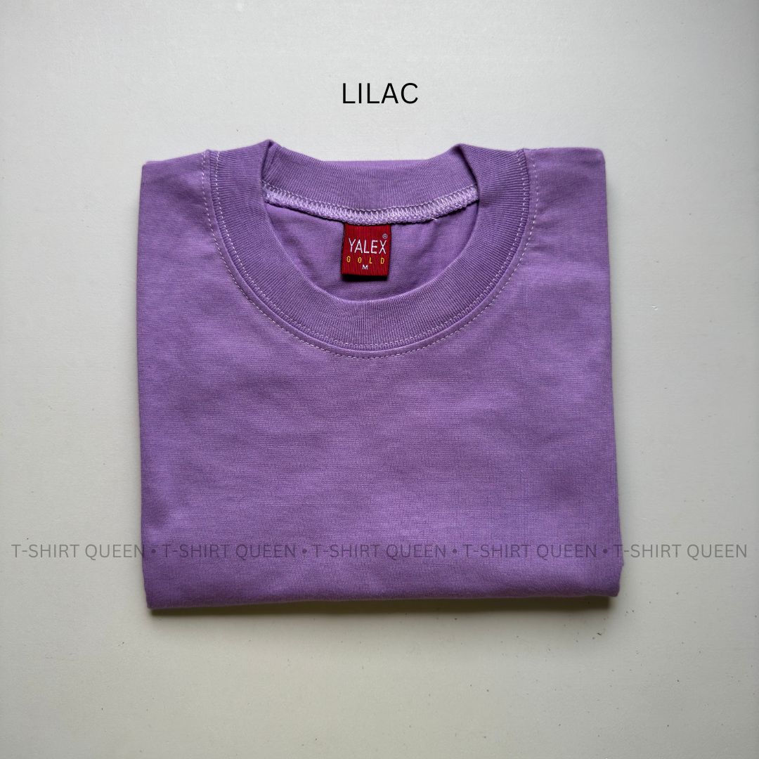 YALEX RED LABEL Round Neck Plain T-shirt UNISEX - SHADES OF VIOLET ...