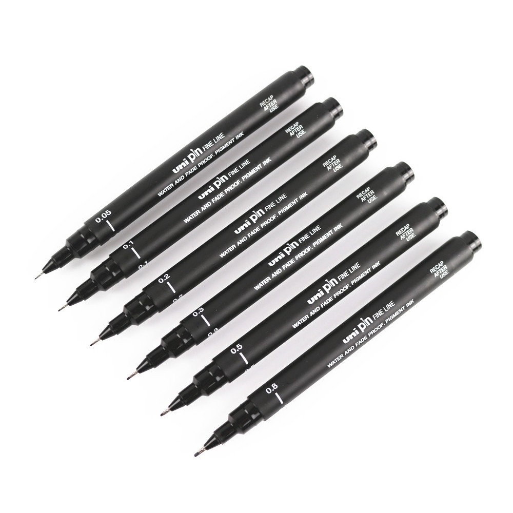 卍♞ UNI PIN Technical Drawing Pen (0.05MM - 0.8MM) Engineering Drawing ...