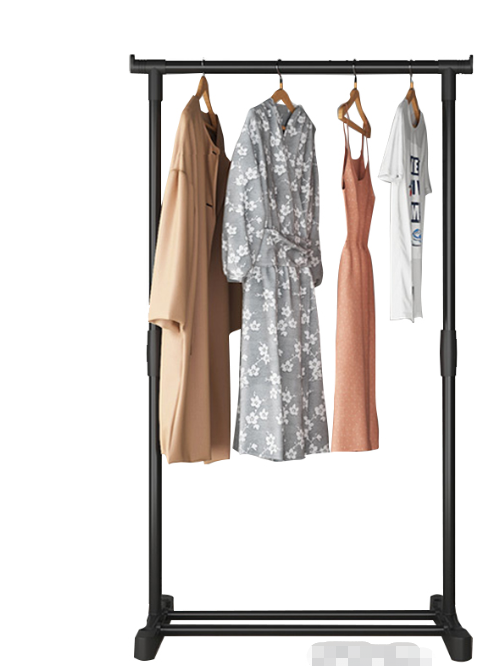 Single Layer Movable SINGLE POLE Cloth Drying Stand Single-Pole ...