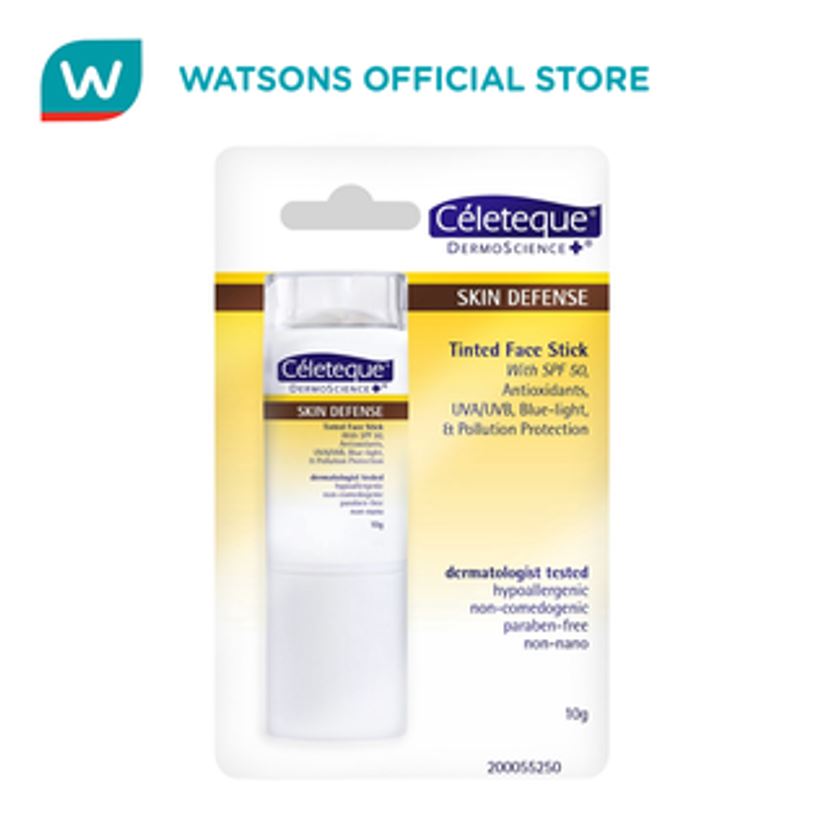 CELETEQUE Skin Defense Tinted Face Stick SPF 50 10g | Lazada PH