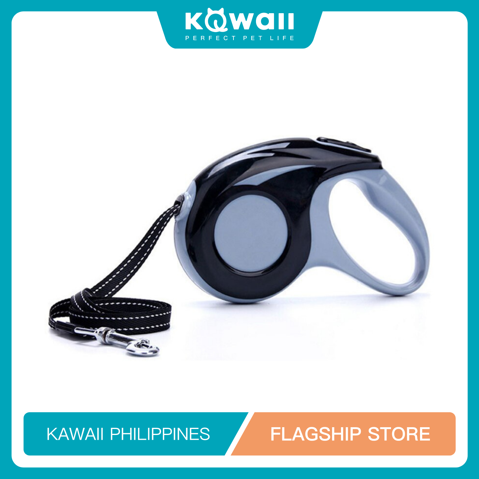 KAWAII Retractable Dog and Cat Leash Flexible Traction Rope Leash and ...