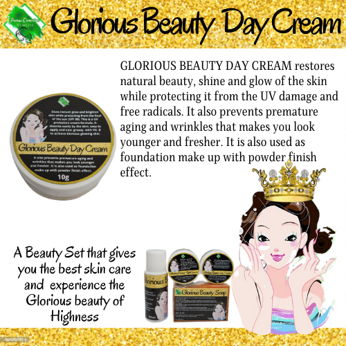 GLORIOUS BEAUTY DAY CREAM 10g Restores natural beauty, shine and glow ...
